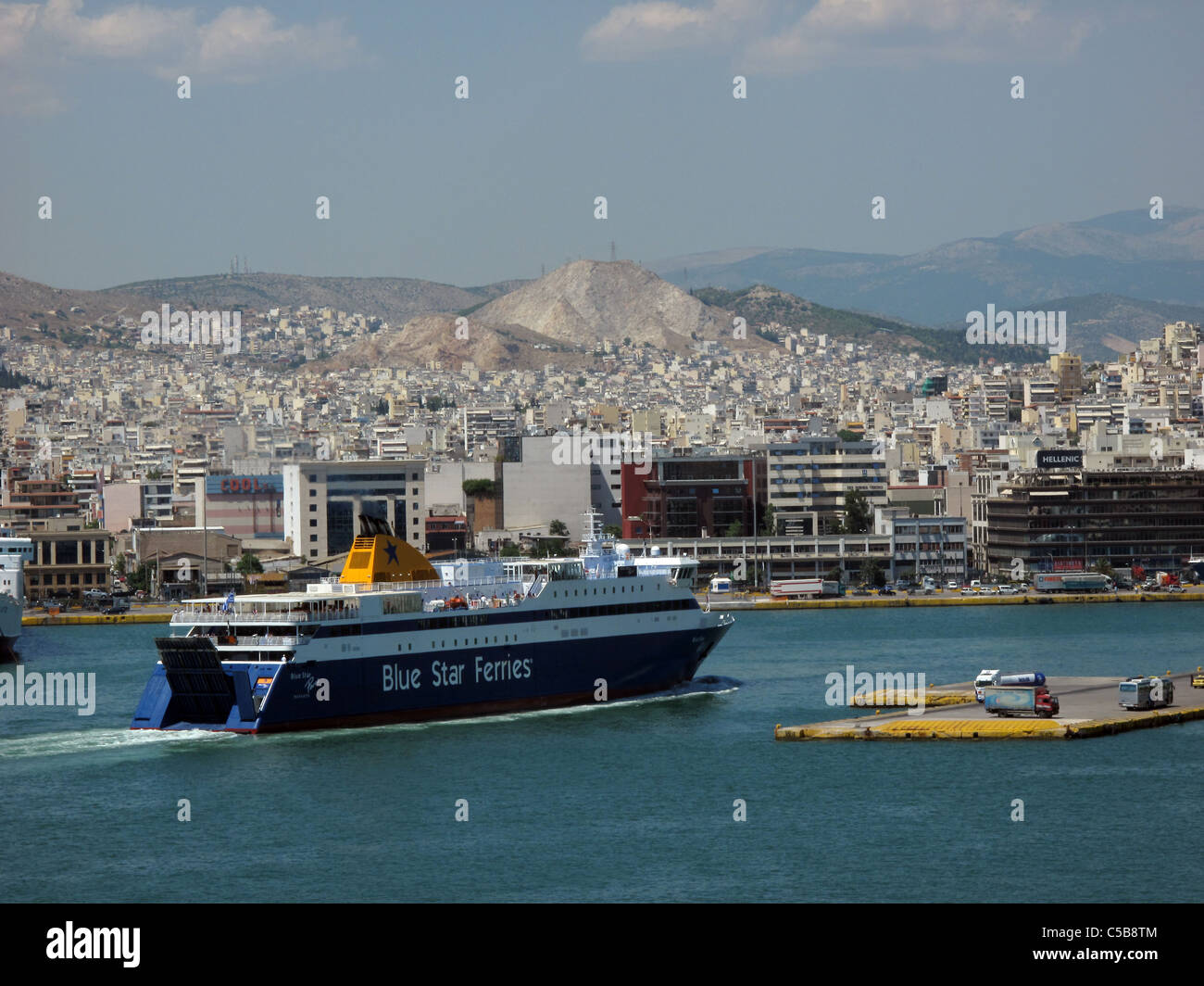 Piraeus Greece Port of Athens Stock Photo - Alamy