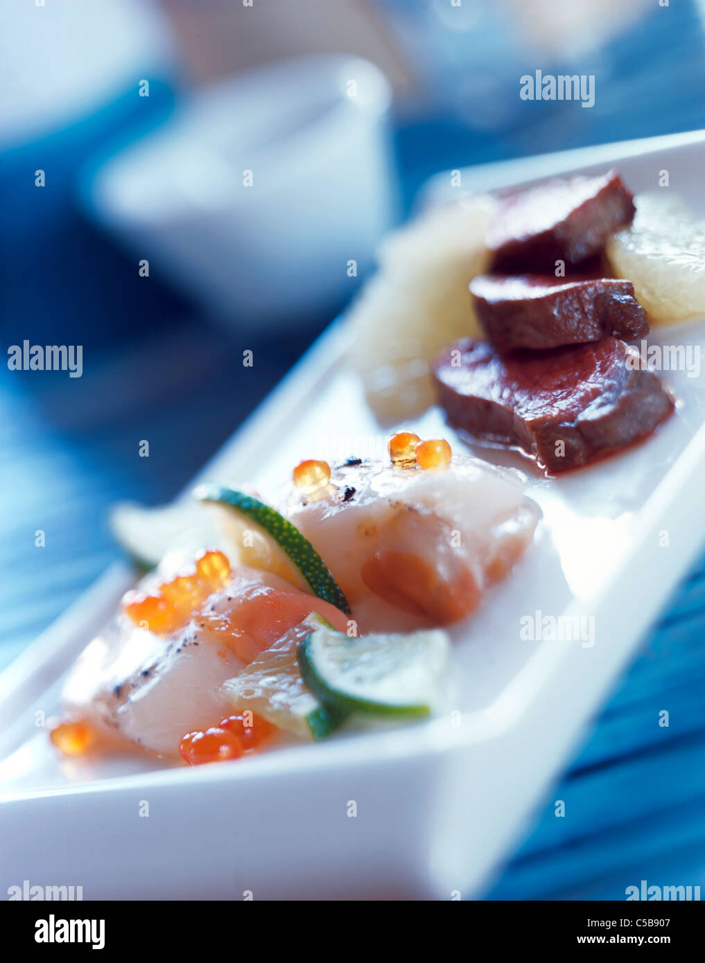 Beef fillet scallops hi-res stock photography and images - Alamy