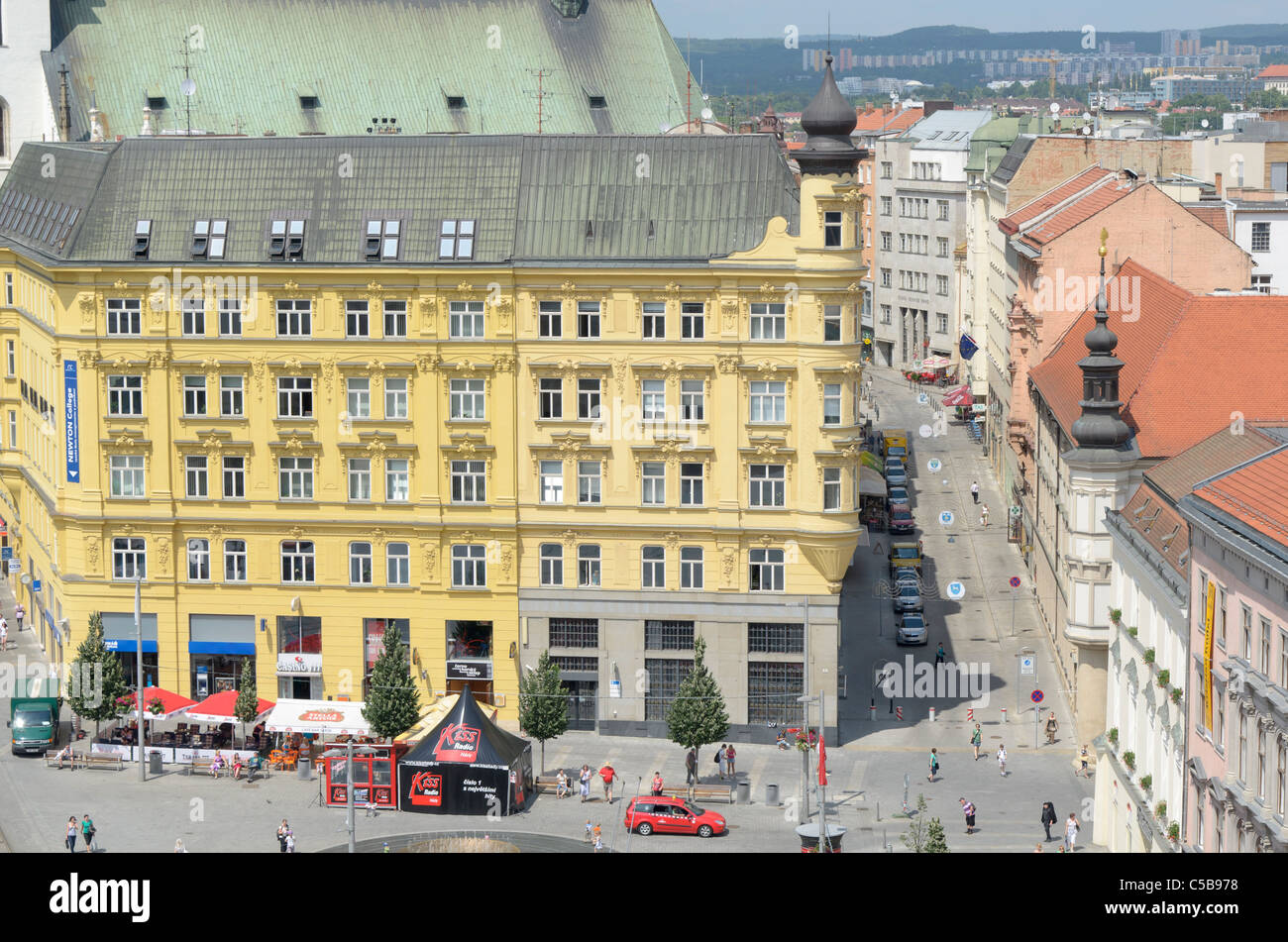 Namesti Svobody, main square in Brno Stock Photo - Alamy
