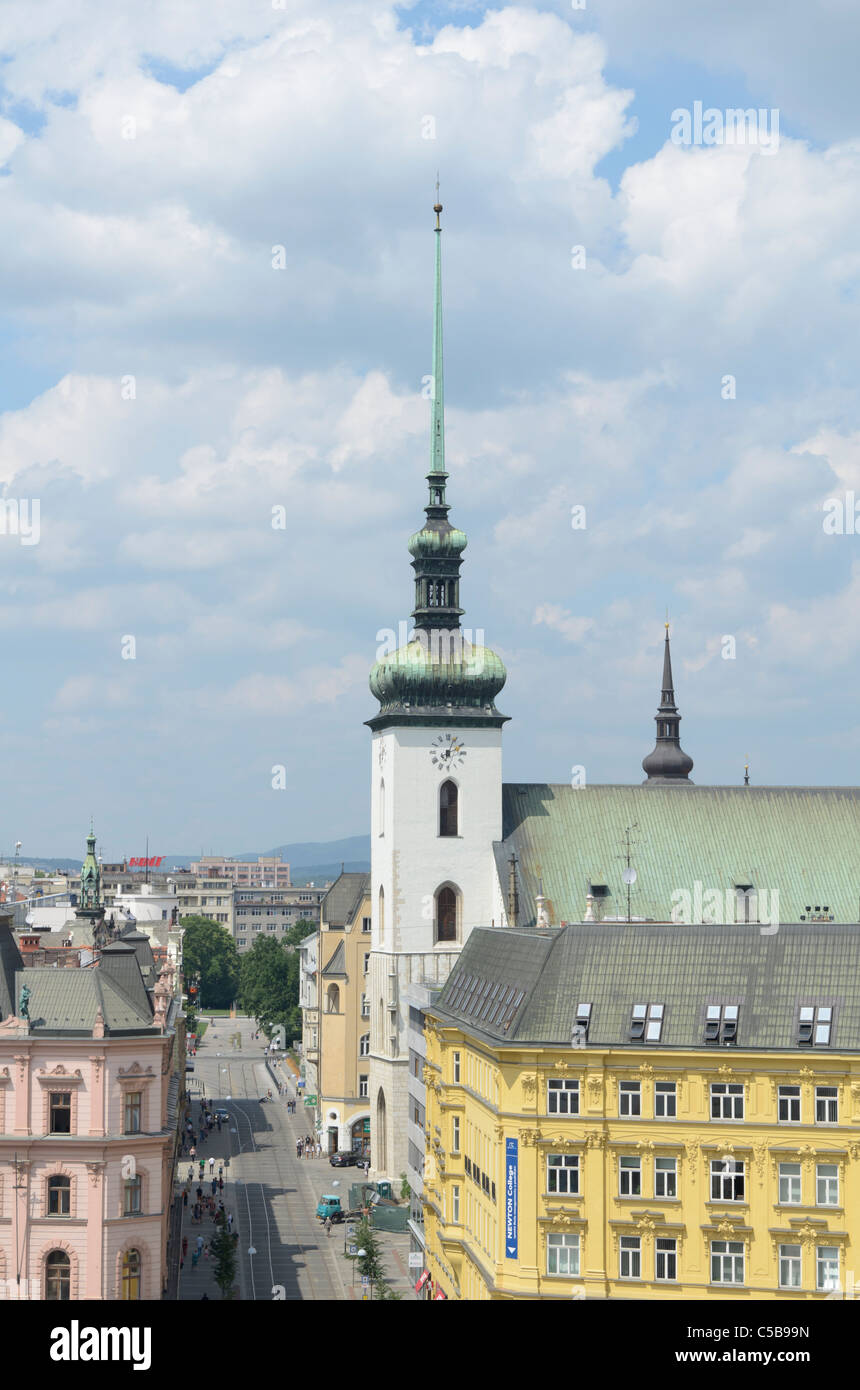 Namesti Svobody, main square in Brno Stock Photo - Alamy