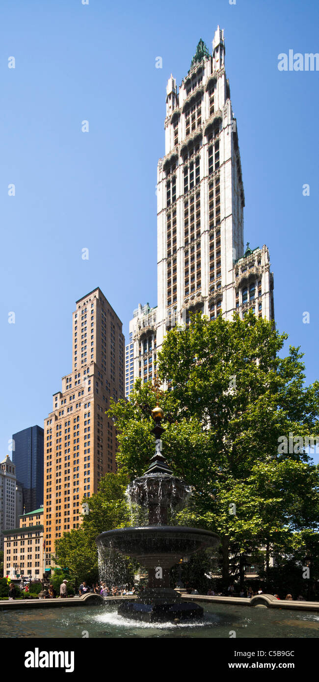 Woolworth Building, New York Stock Photo - Alamy