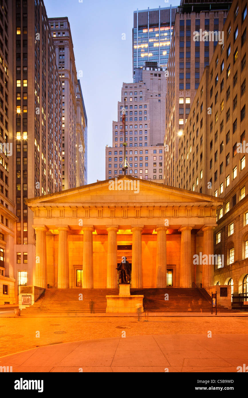 Federal Hall, Manhattan Stock Photo - Alamy