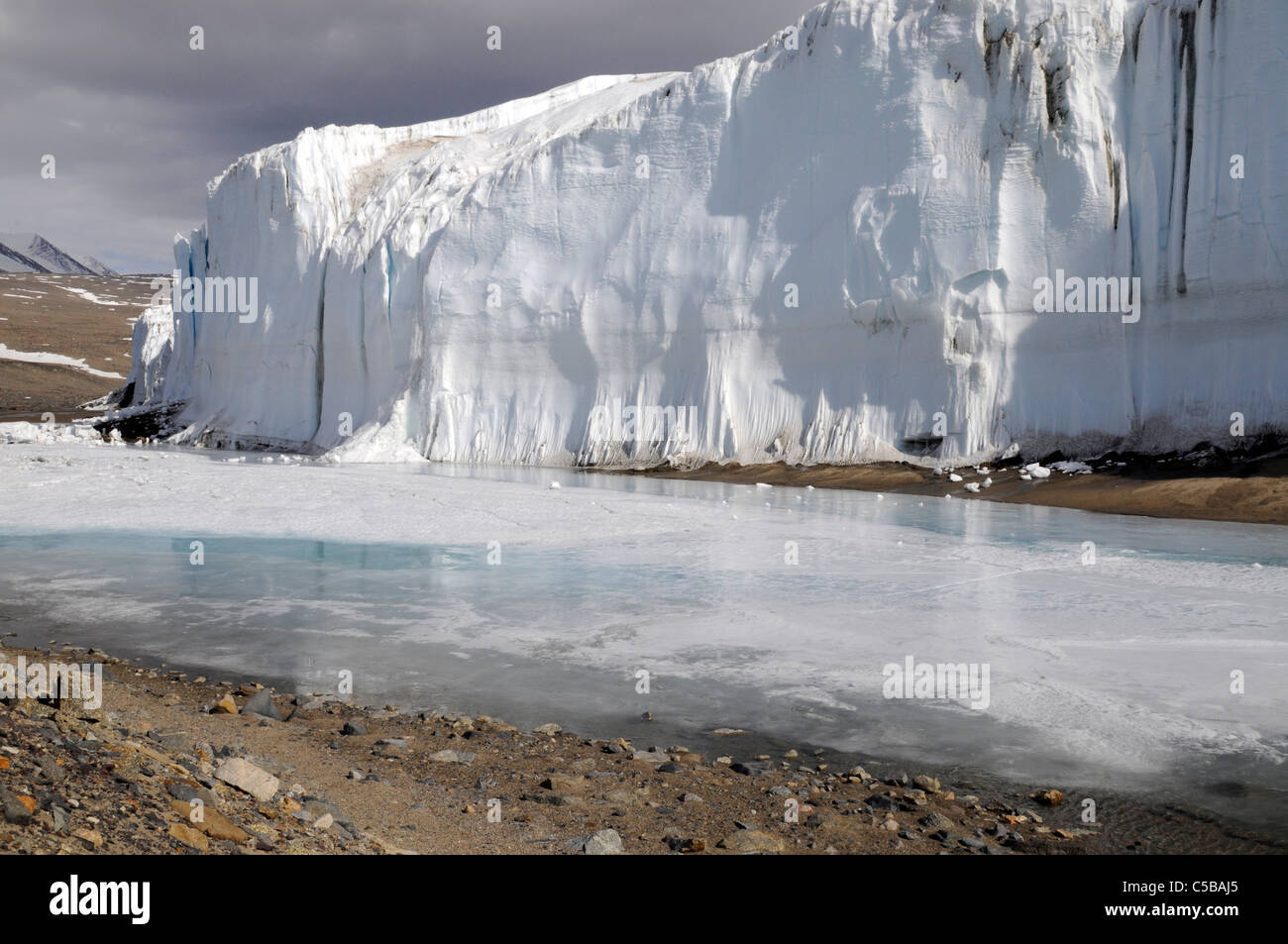 Canada Glacier, Taylor Valley, McMurdo Dry Valleys, Antarctica Stock ...