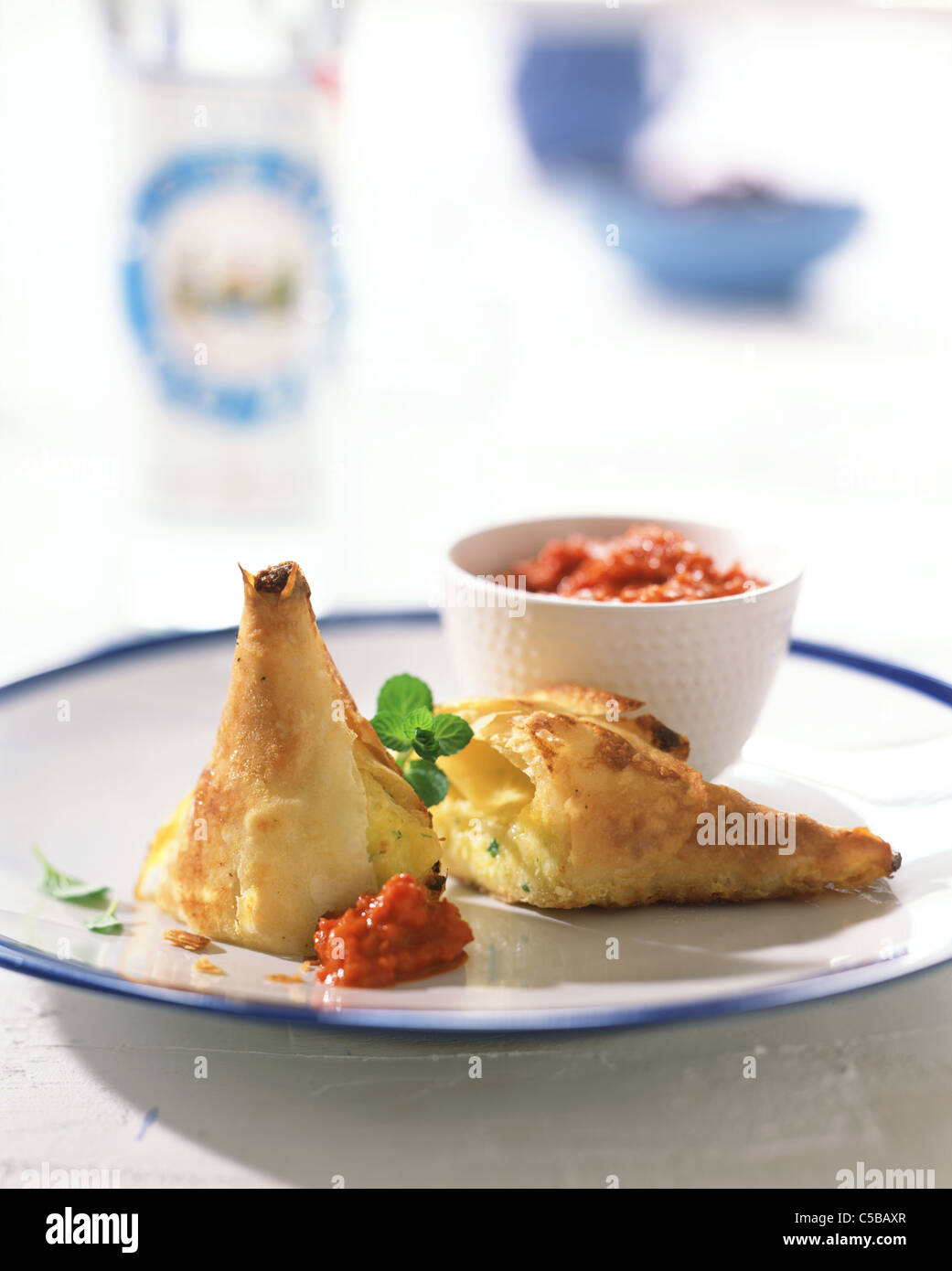 Cheese edges (Fillo dough filled with cheese Stock Photo - Alamy