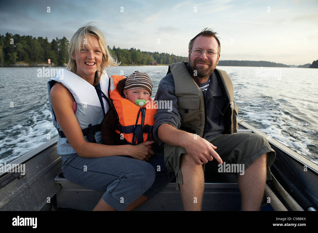 Family portrait water jackets hi-res stock photography and images - Alamy