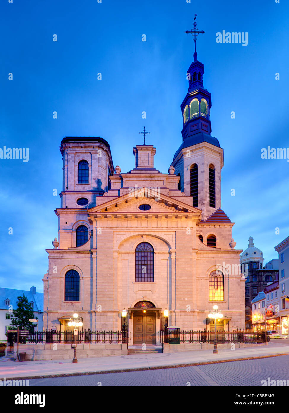 Notre Dame Cathedral Basilica, Quebec City, QC Stock Photo - Alamy