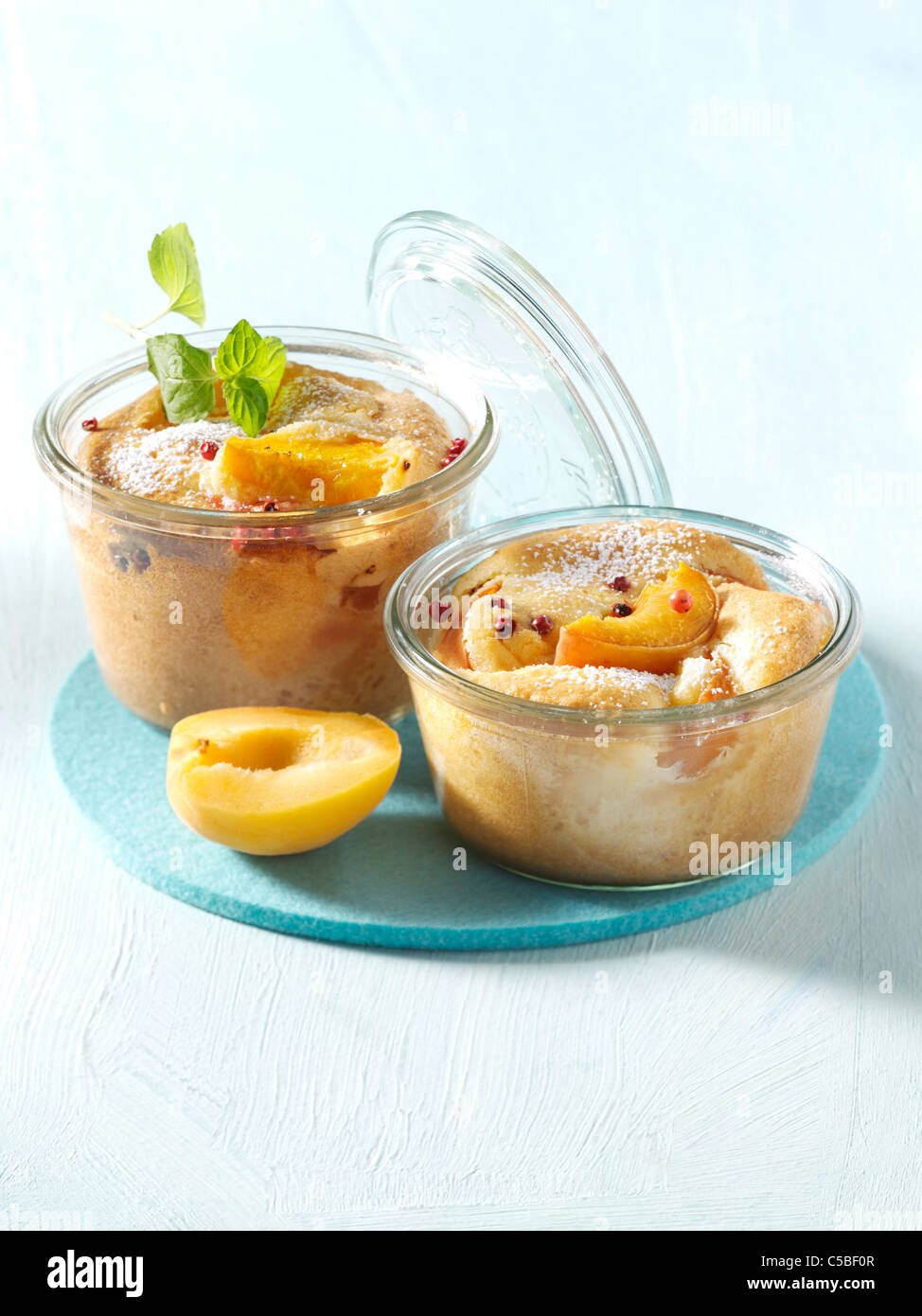 Little apricot cakes Stock Photo - Alamy