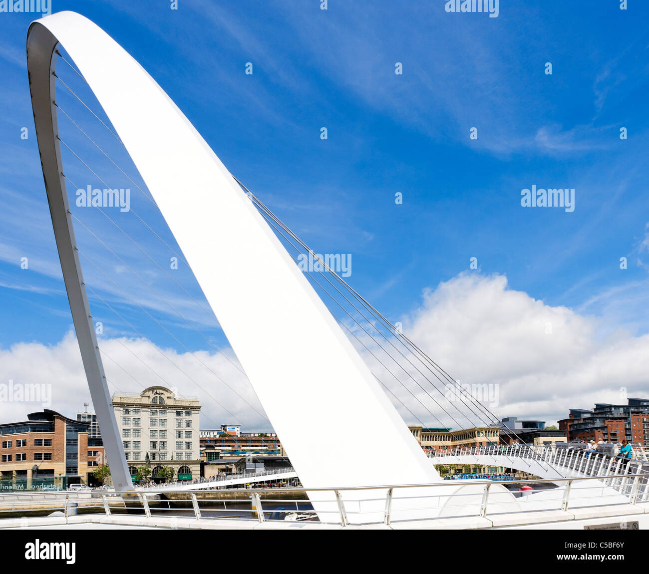 Northumberland millennium bridge hi-res stock photography and images ...