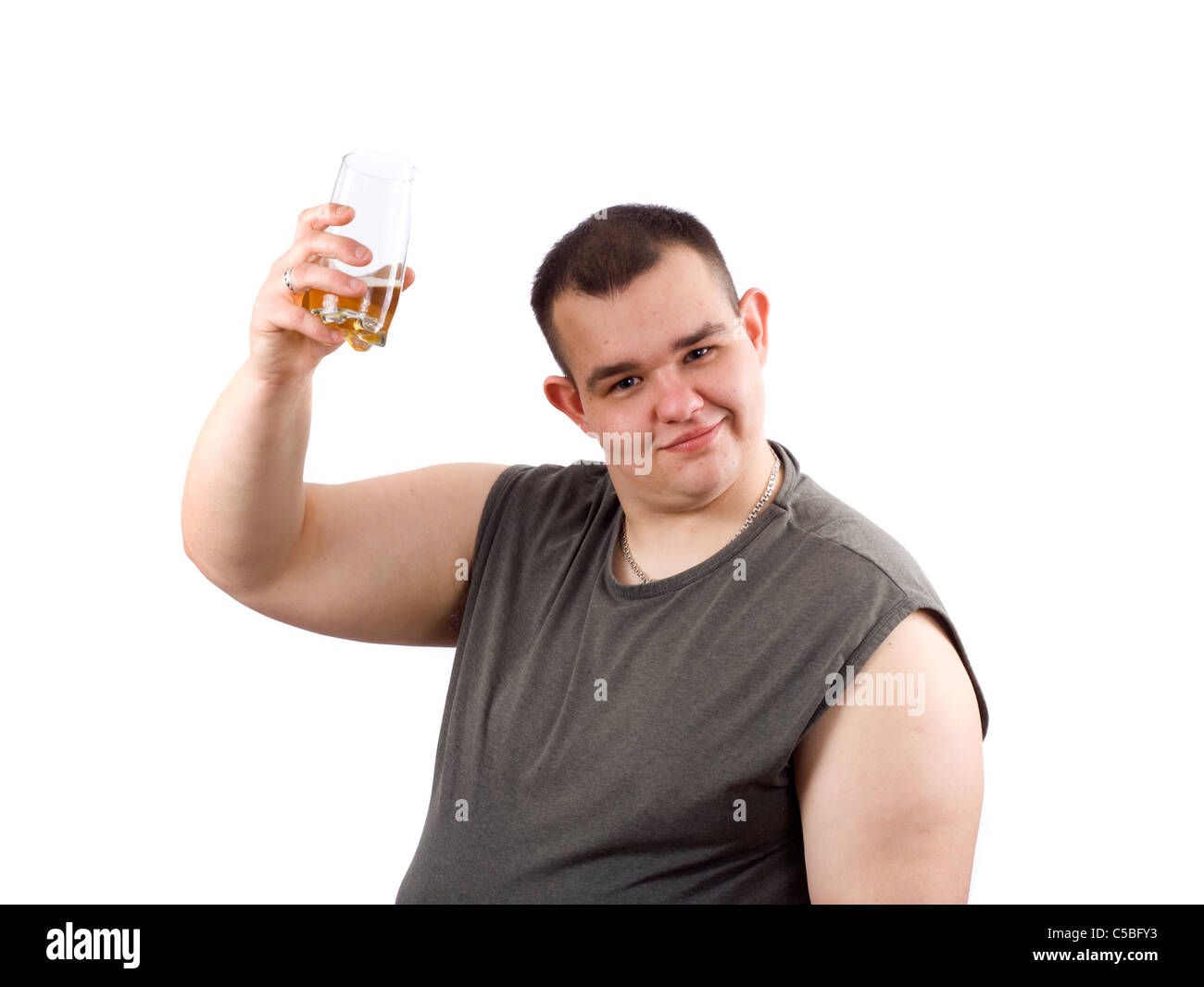 Drunk man fat hi-res stock photography and images - Alamy
