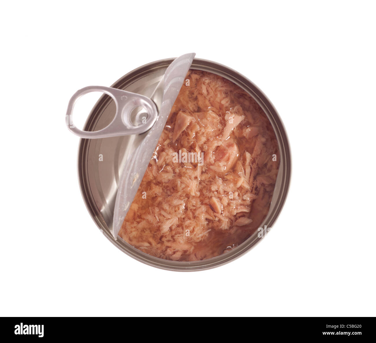 can of tuna isolated on the white Stock Photo - Alamy