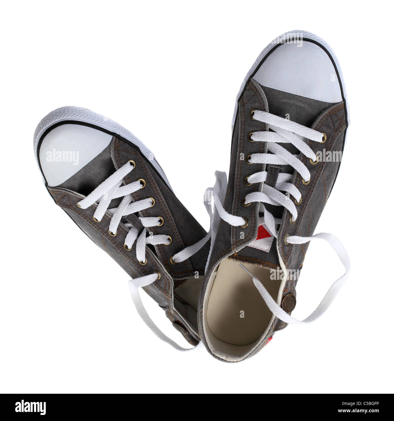 Worn Out Trainers Stock Photo Alamy