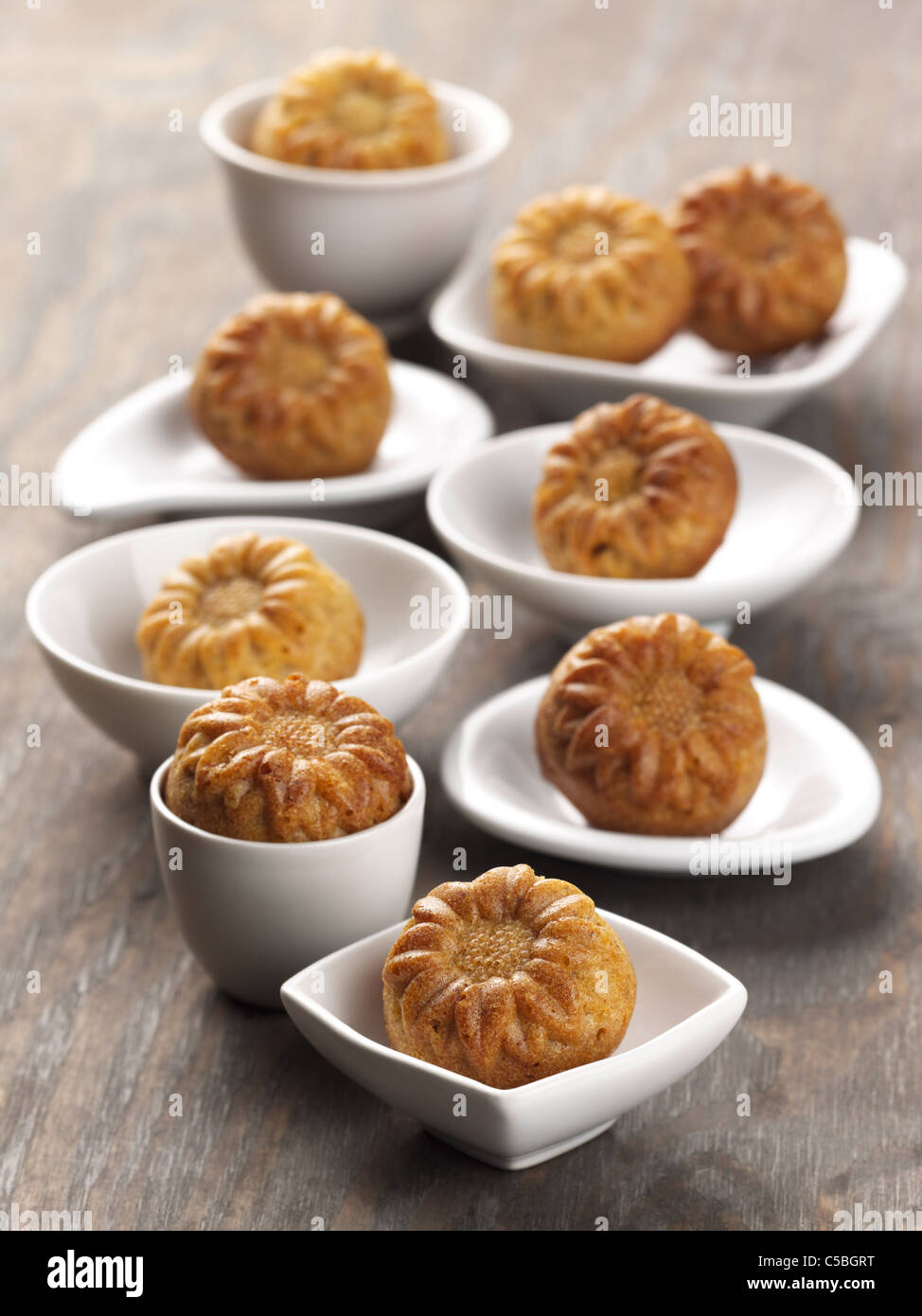 Mini hazelnut carrot muffins Stock Photo - Alamy