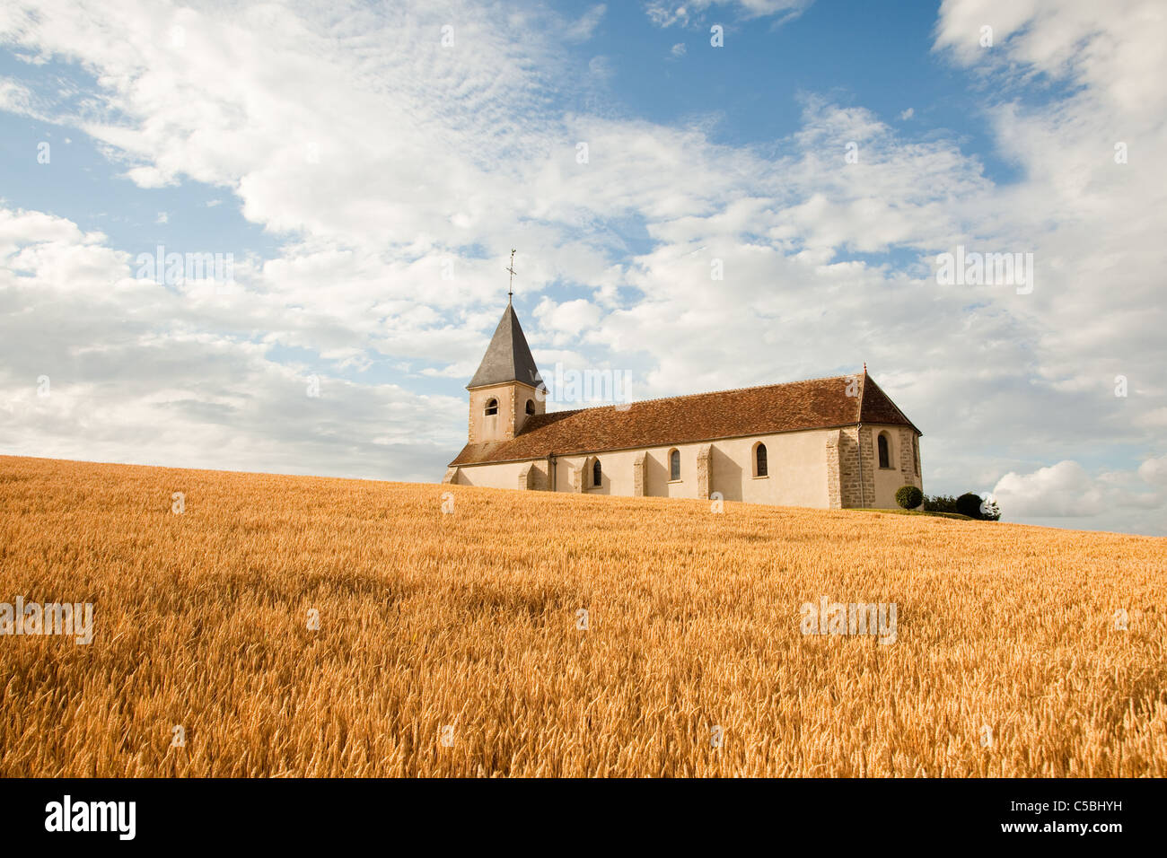 arChurch on a hill Stock Photo - Alamy