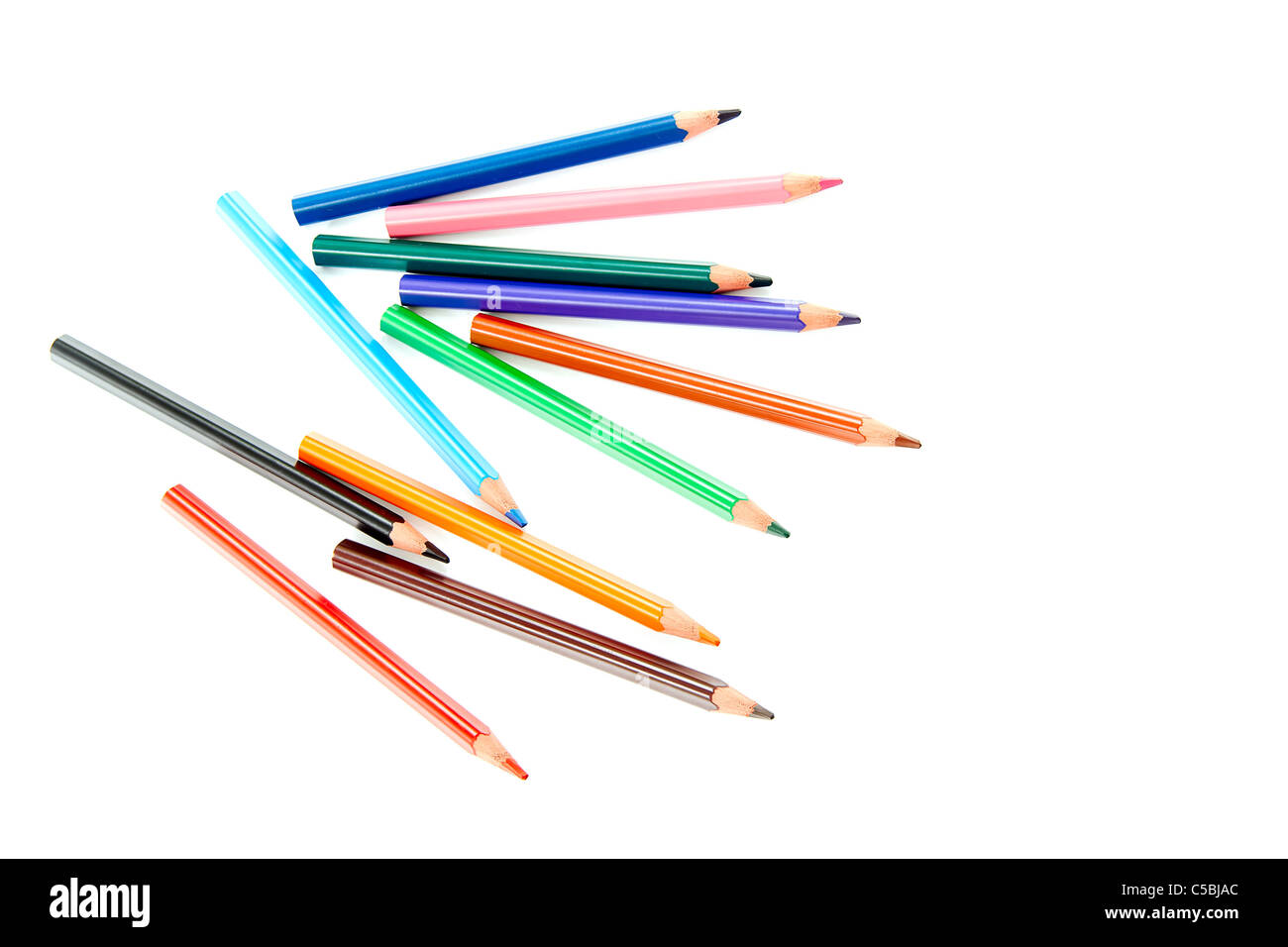 Drawing Supplies Assorted Color Pencils High Resolution Stock ...