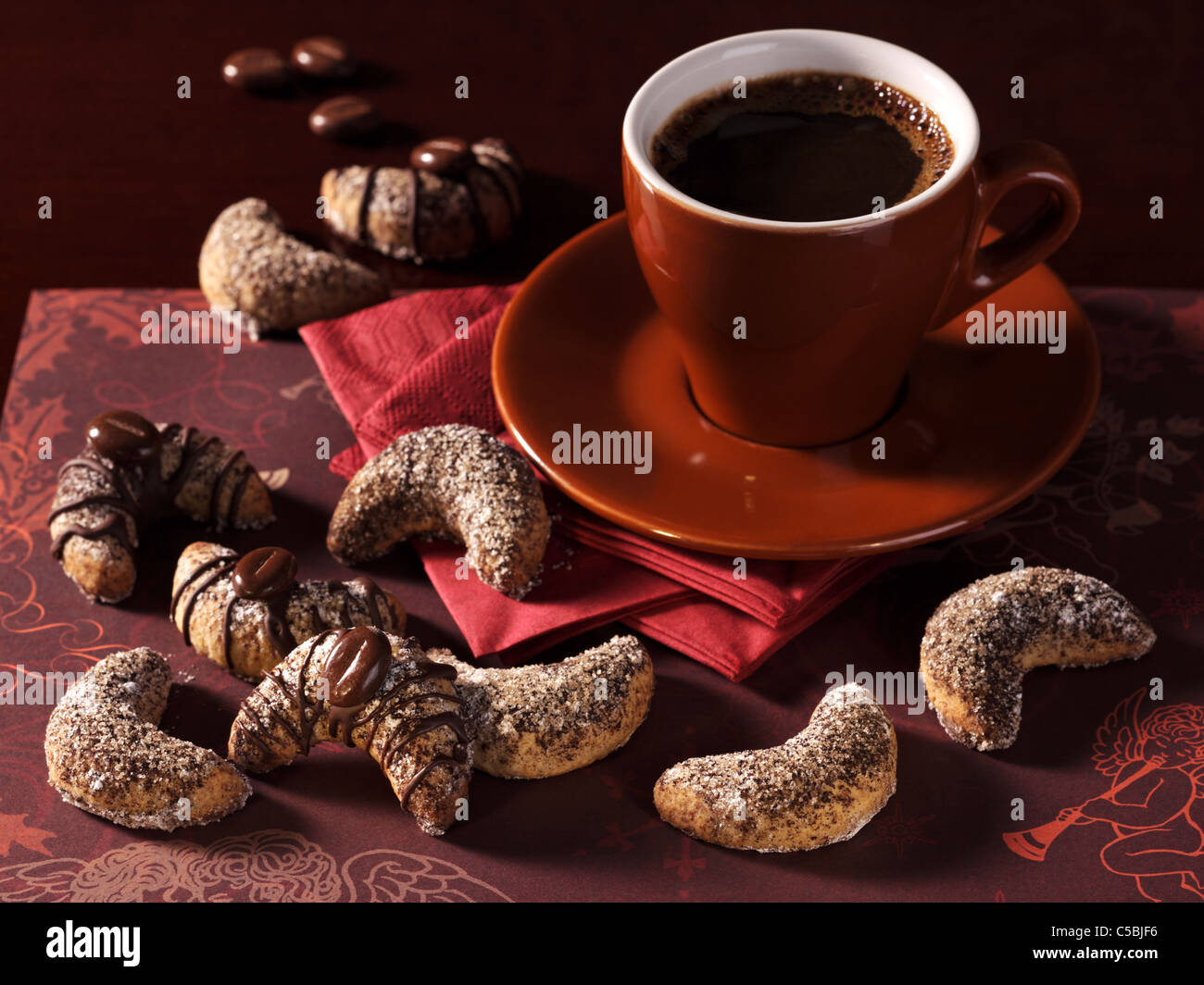 Crescent shaped biscuits hi-res stock photography and images - Alamy