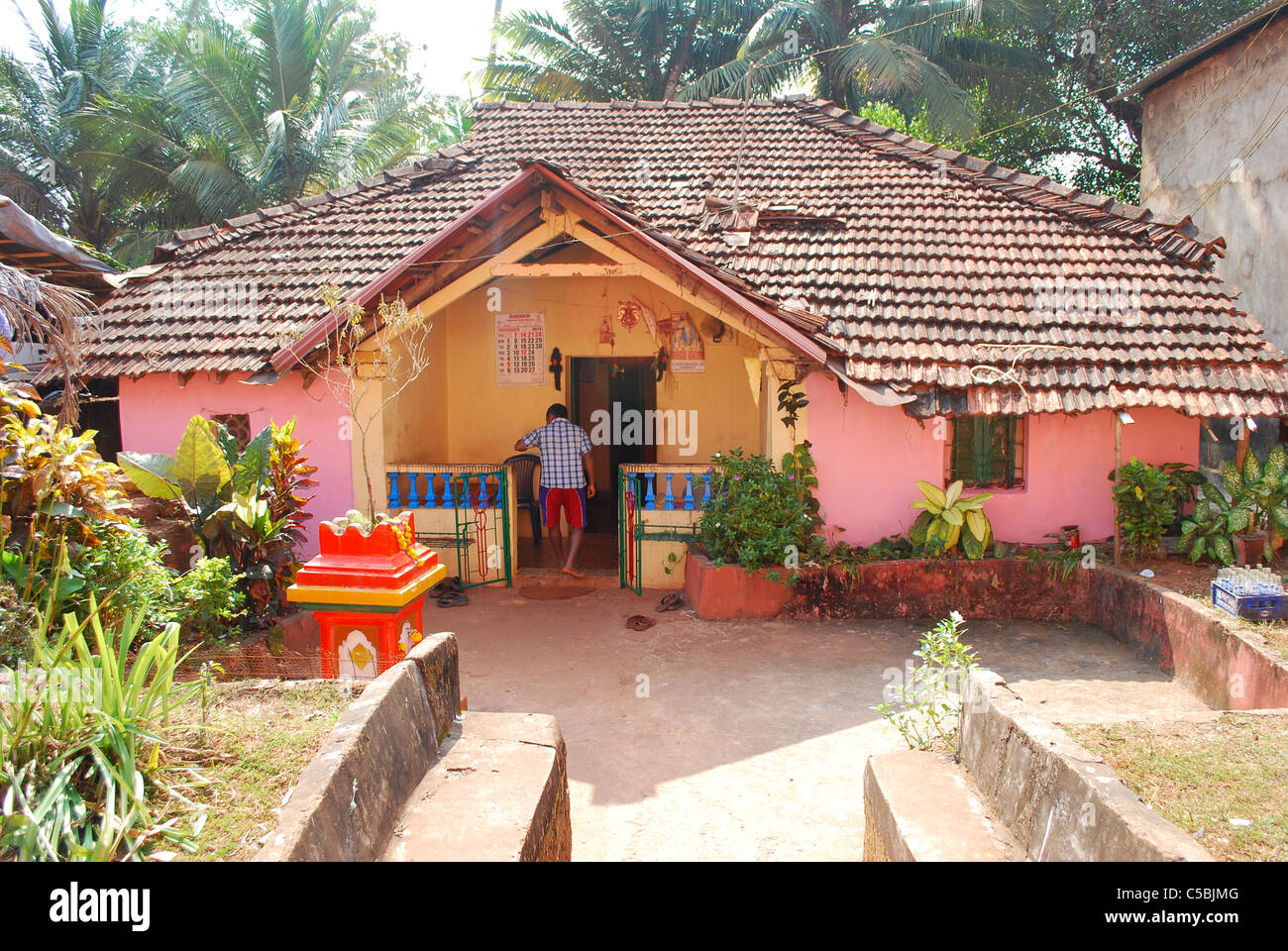 Goa traditional house hi-res stock photography and images - Alamy