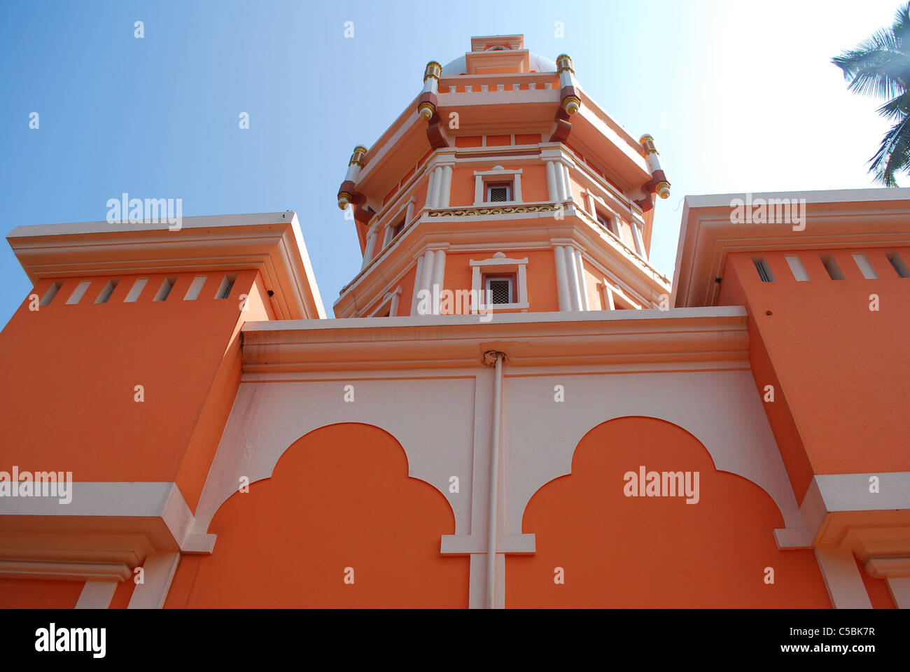 shantadurga temple in goa Stock Photo - Alamy