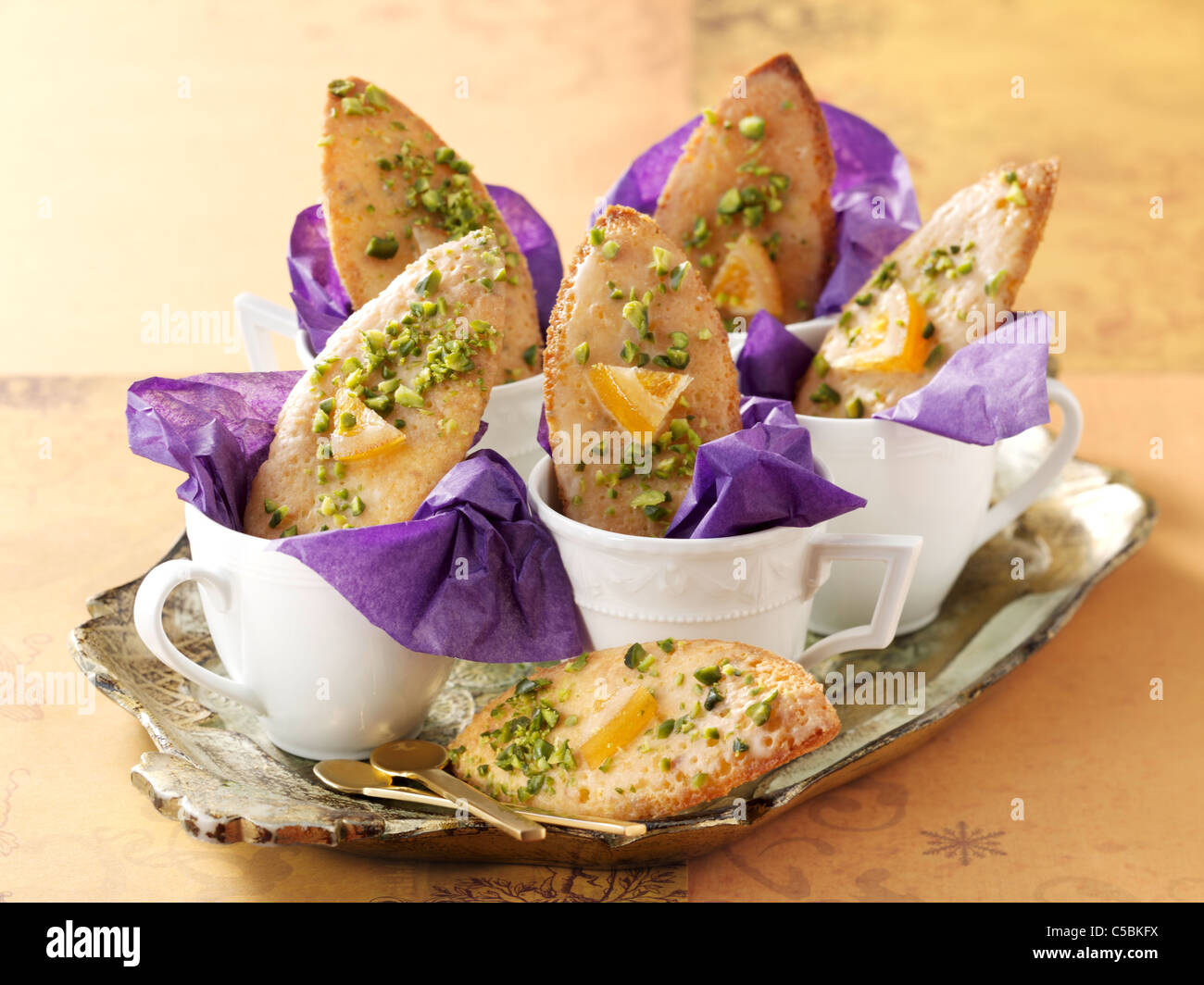 Presented in little cups hi-res stock photography and images - Alamy