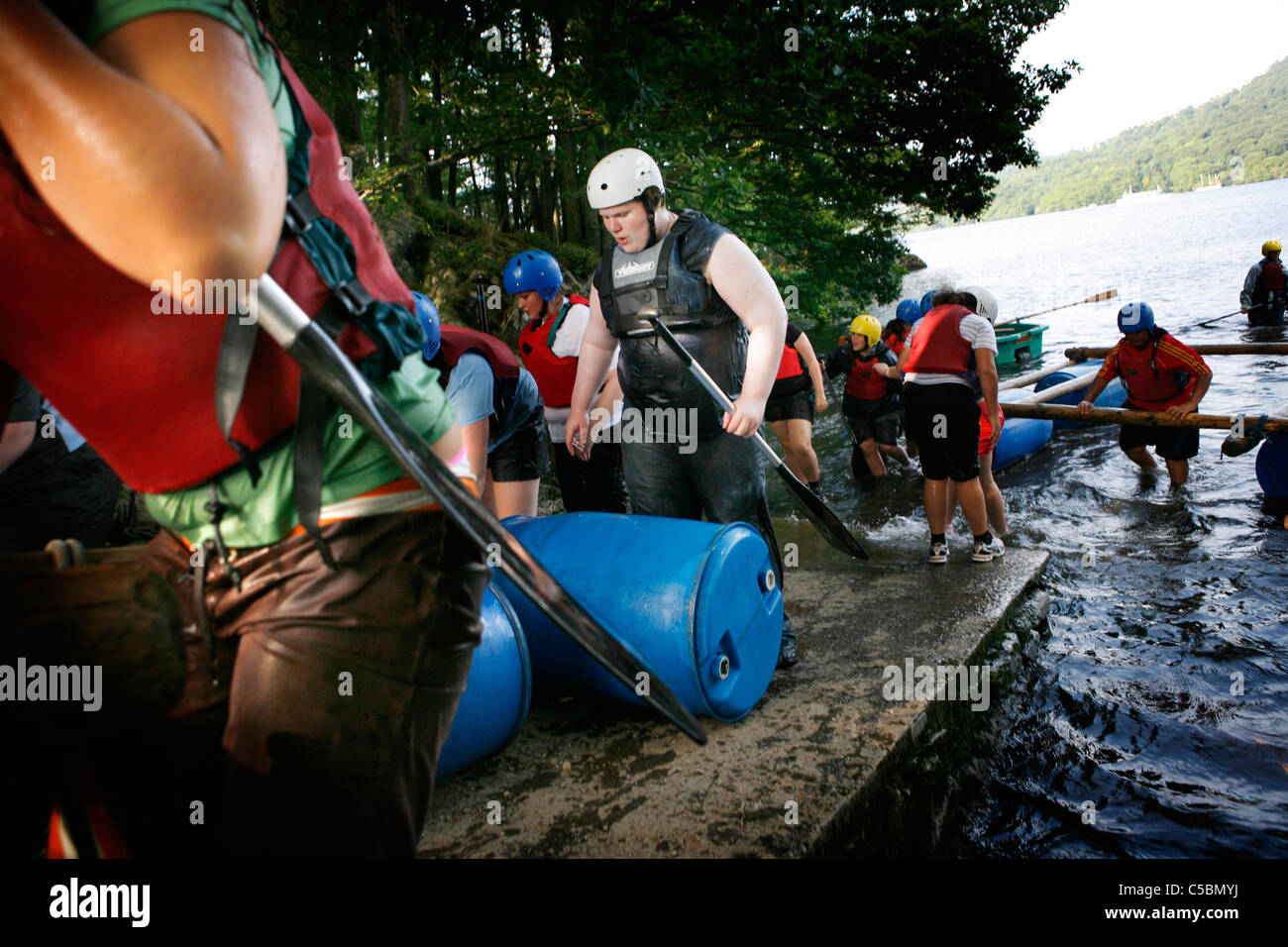 Wellspring weightloss camp, Lake Windermere, Lake District, UK Stock ...