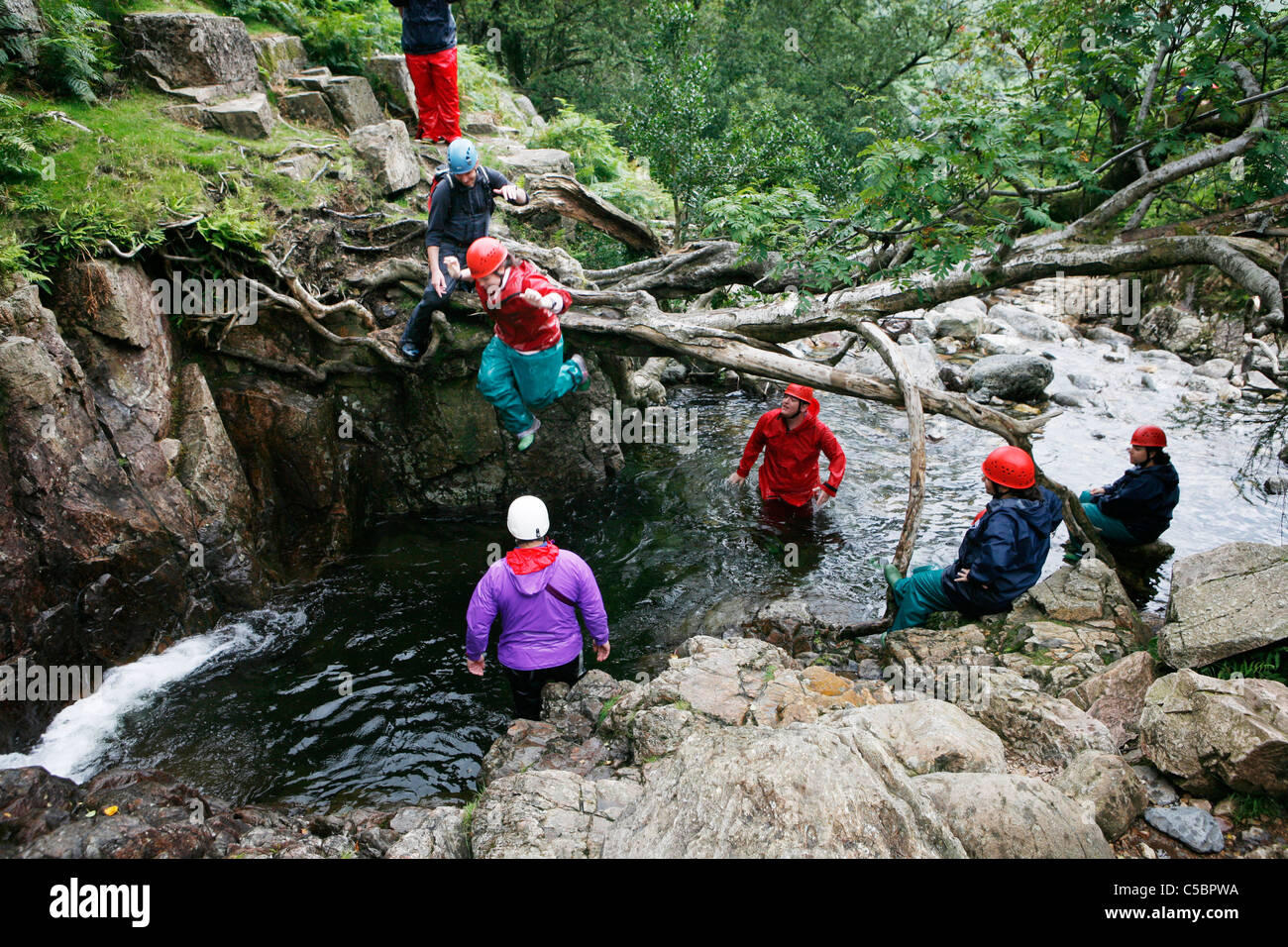 Wellspring weightloss camp, Lake Windermere, Lake District, UK Stock ...