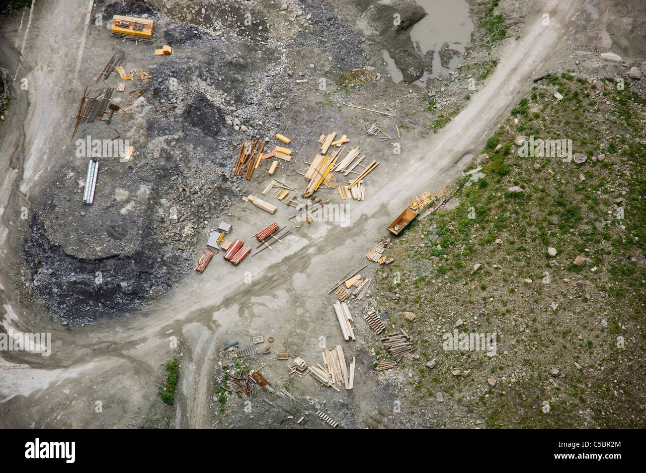 Aerial view of construction site hi-res stock photography and images ...
