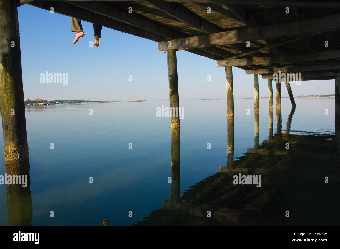 Jetty under water hi-res stock photography and images - Alamy