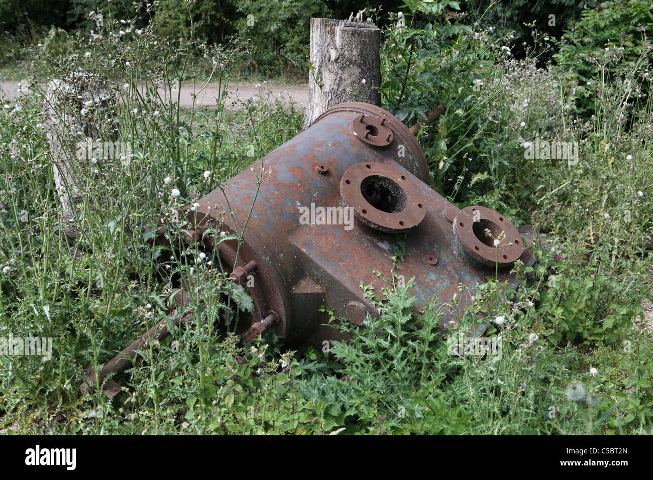 Remnants of the mining industry in the UK Stock Photo - Alamy