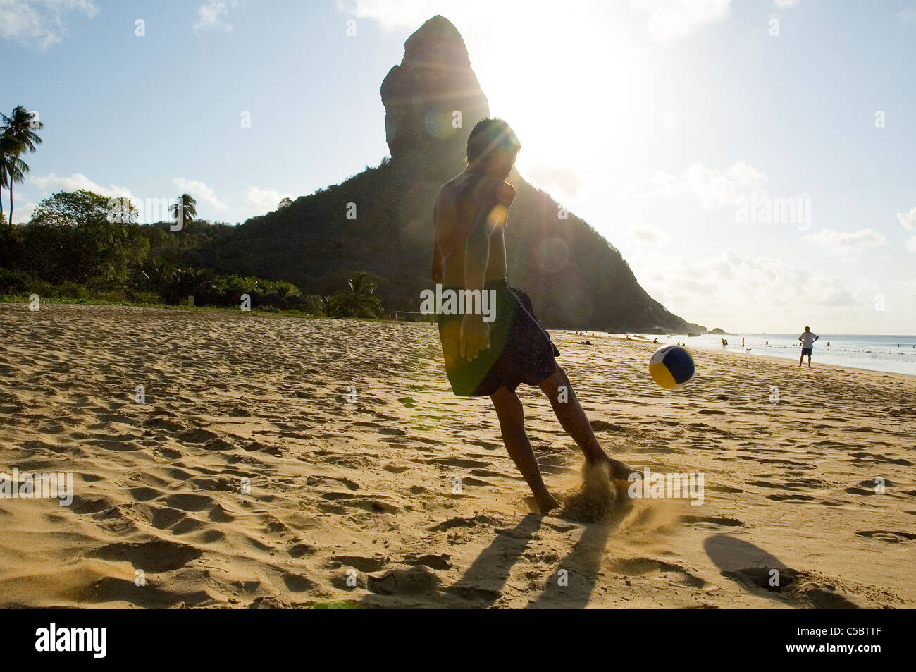 Children playing soccer south america hi-res stock photography and ...