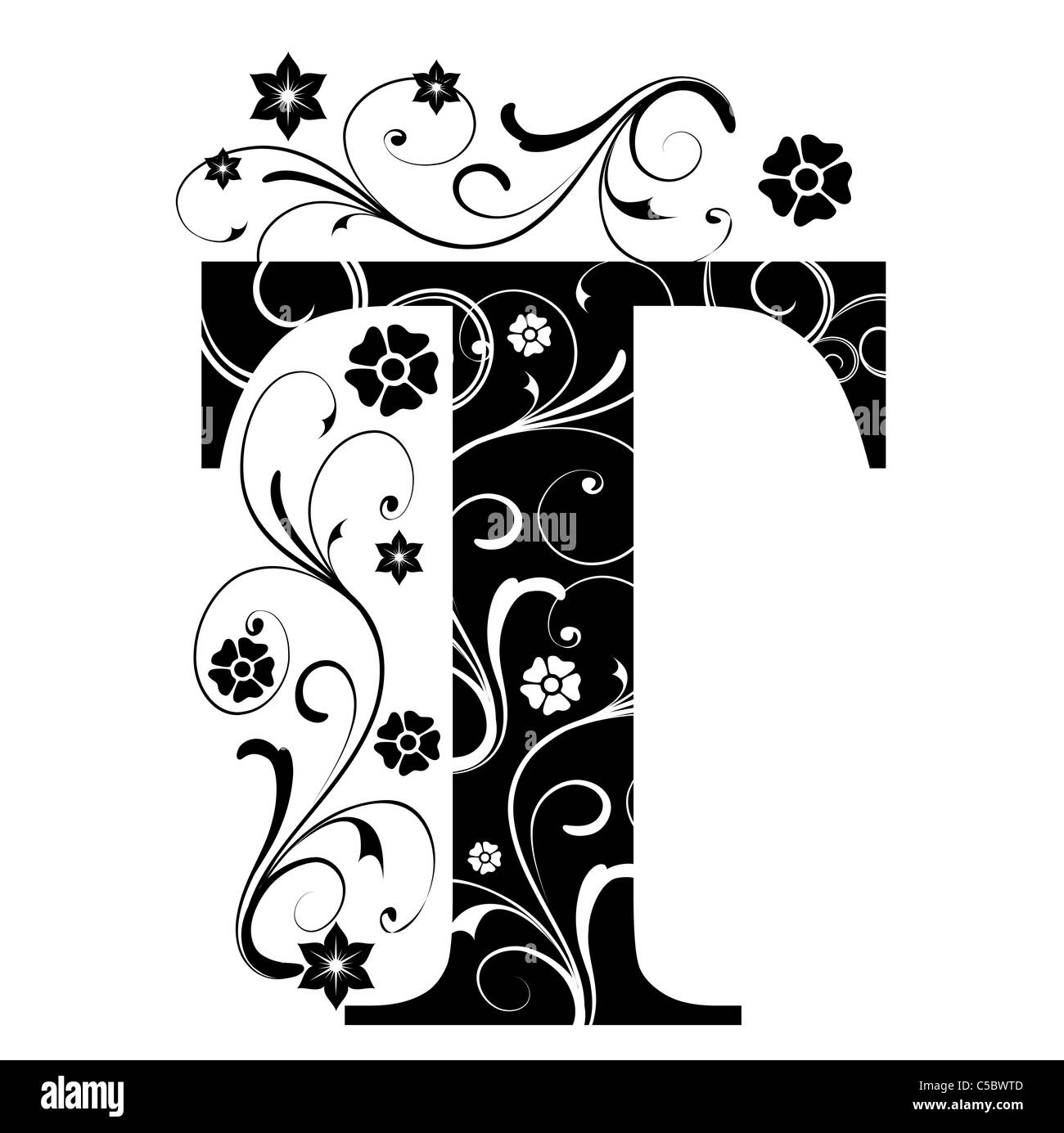 Decorated Capital Letter High Resolution Stock Photography and Images ...