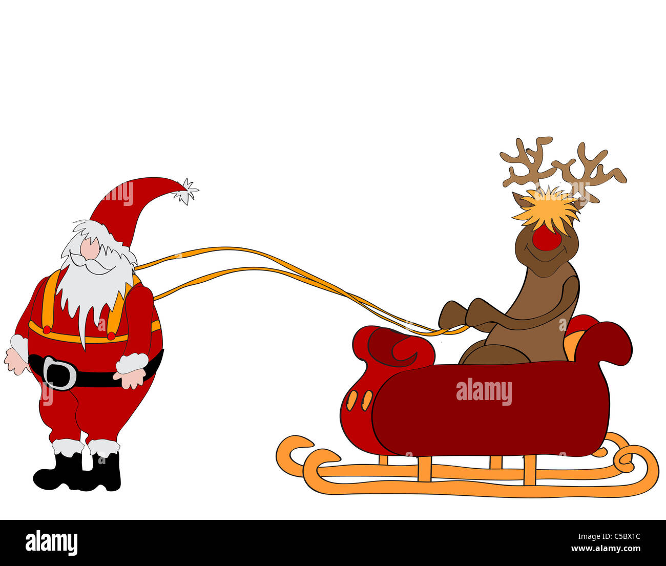 Santa sleight hi-res stock photography and images - Alamy