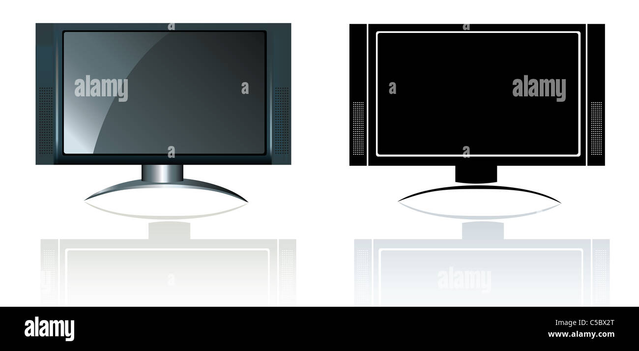 Silver widescreen tv hi-res stock photography and images - Alamy