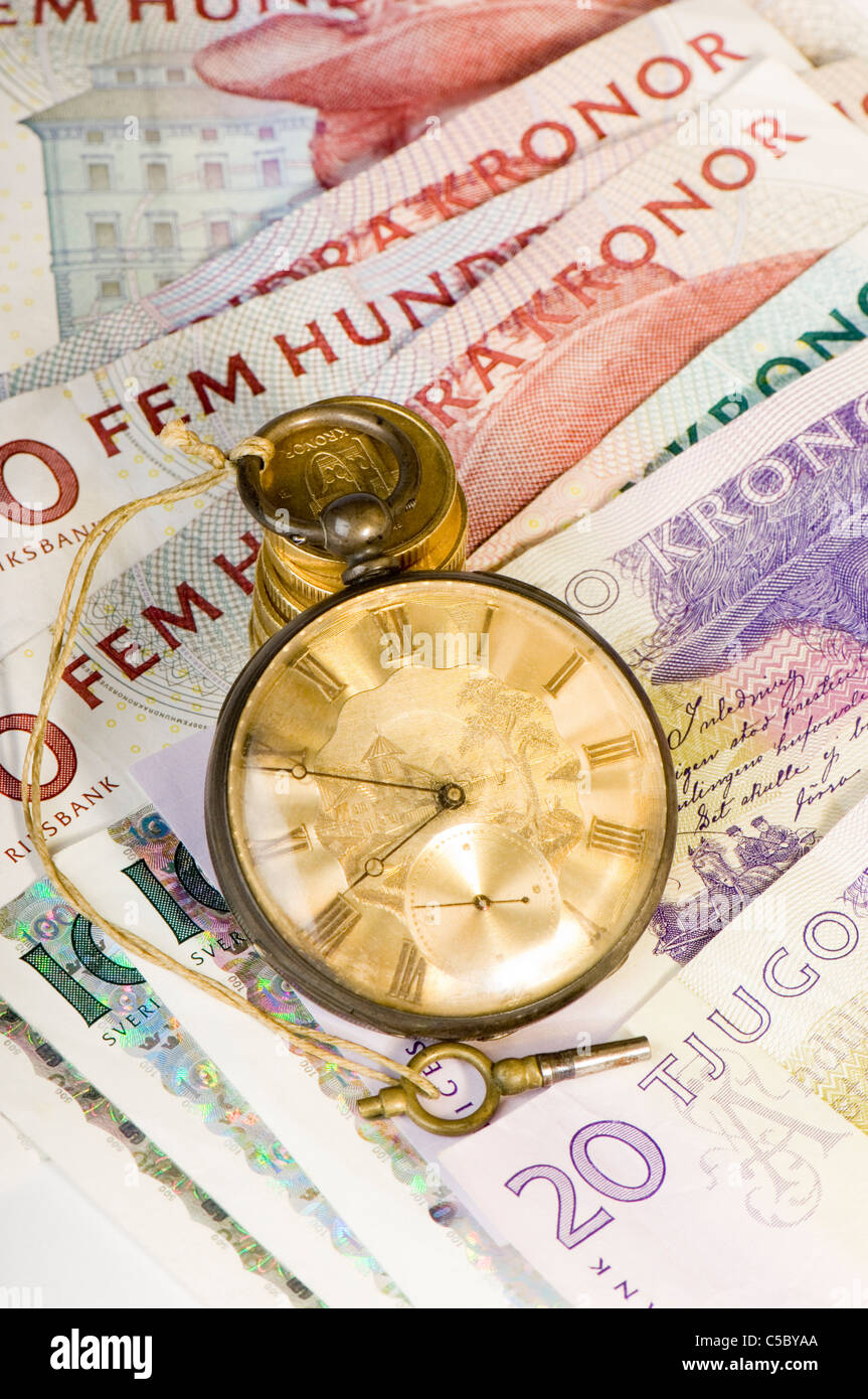 Swedish bank notes hi-res stock photography and images - Alamy