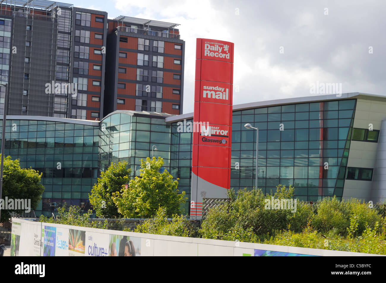 Daily Record Newspaper Building At Central Quay, Glasgow Scotland Stock ...