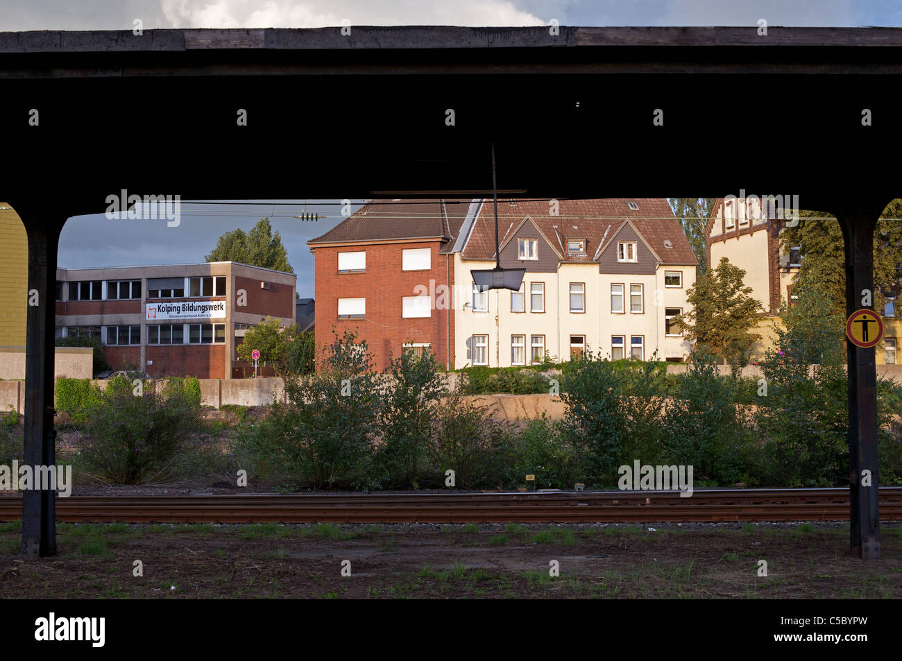 Canopy of railway station, Opladen, Germany Stock Photo - Alamy