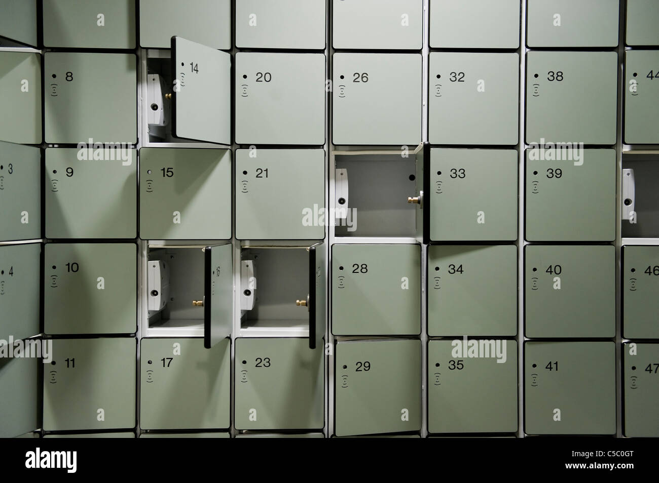 Square lockers hi-res stock photography and images - Alamy