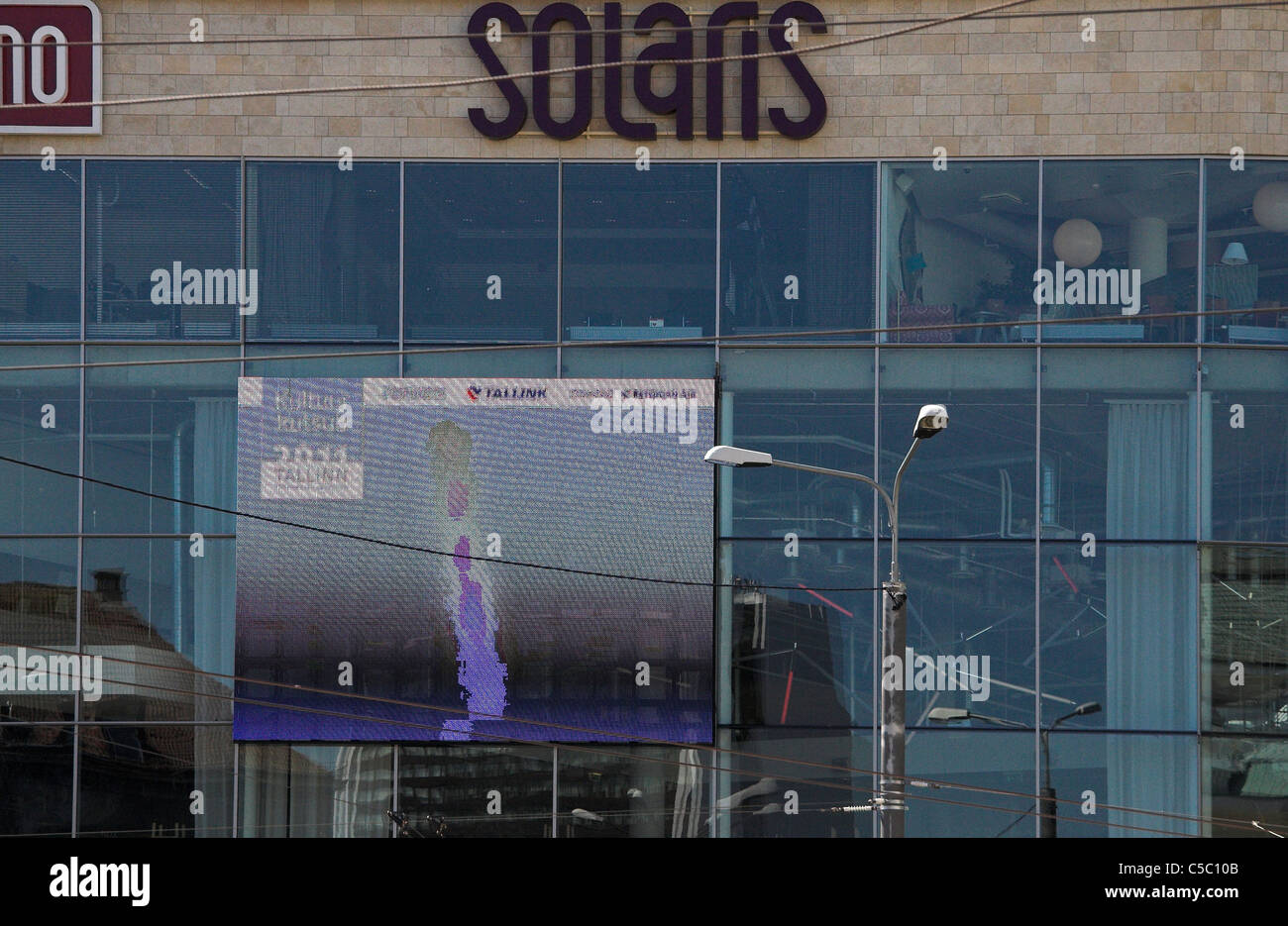 Solaris shopping centre in the new town, Tallinn, Estonia Stock Photo ...