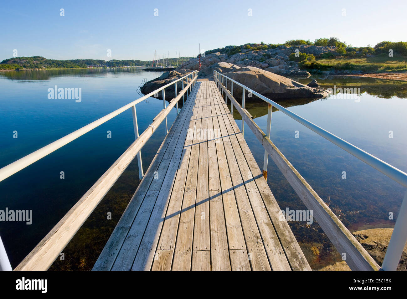 Wooden Footbridge Over Water High Resolution Stock Photography and ...