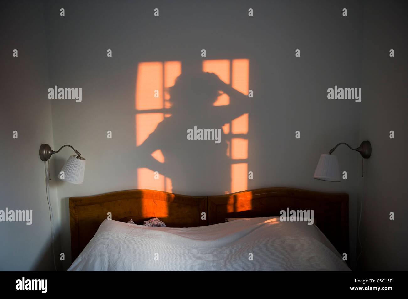 Human silhouette in shadow hi-res stock photography and images - Alamy