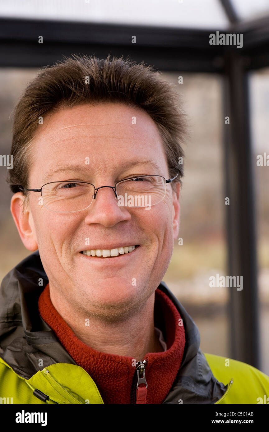 Close Up Portrait Smiling Swedish Man High Resolution Stock Photography ...
