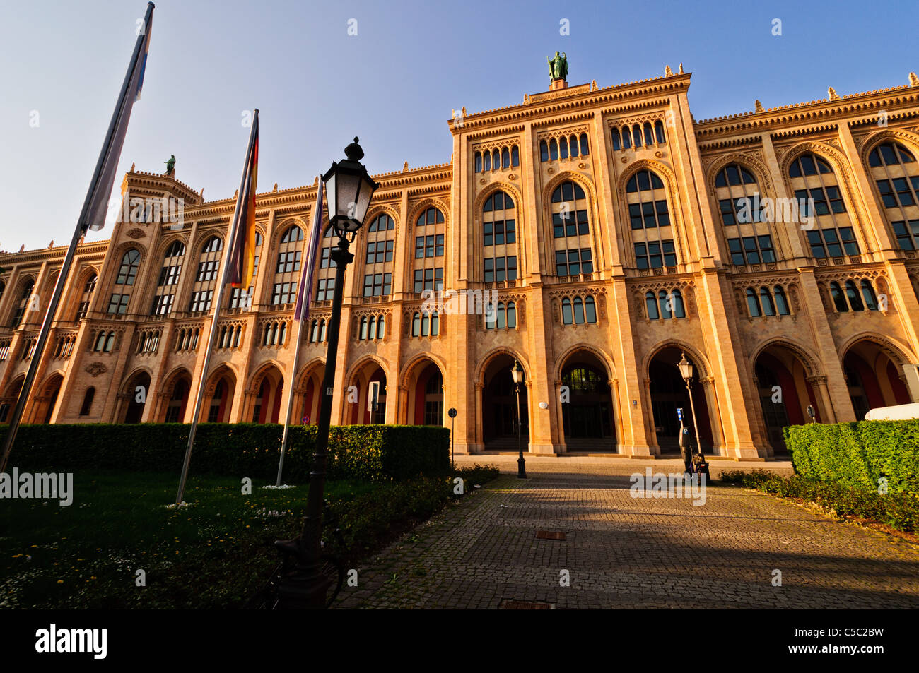 Building of the government of upper bavaria hi-res stock photography ...