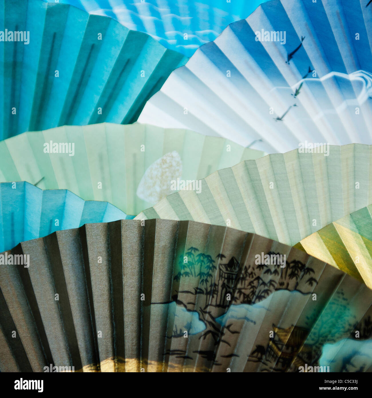 Decorative fan hi-res stock photography and images - Alamy