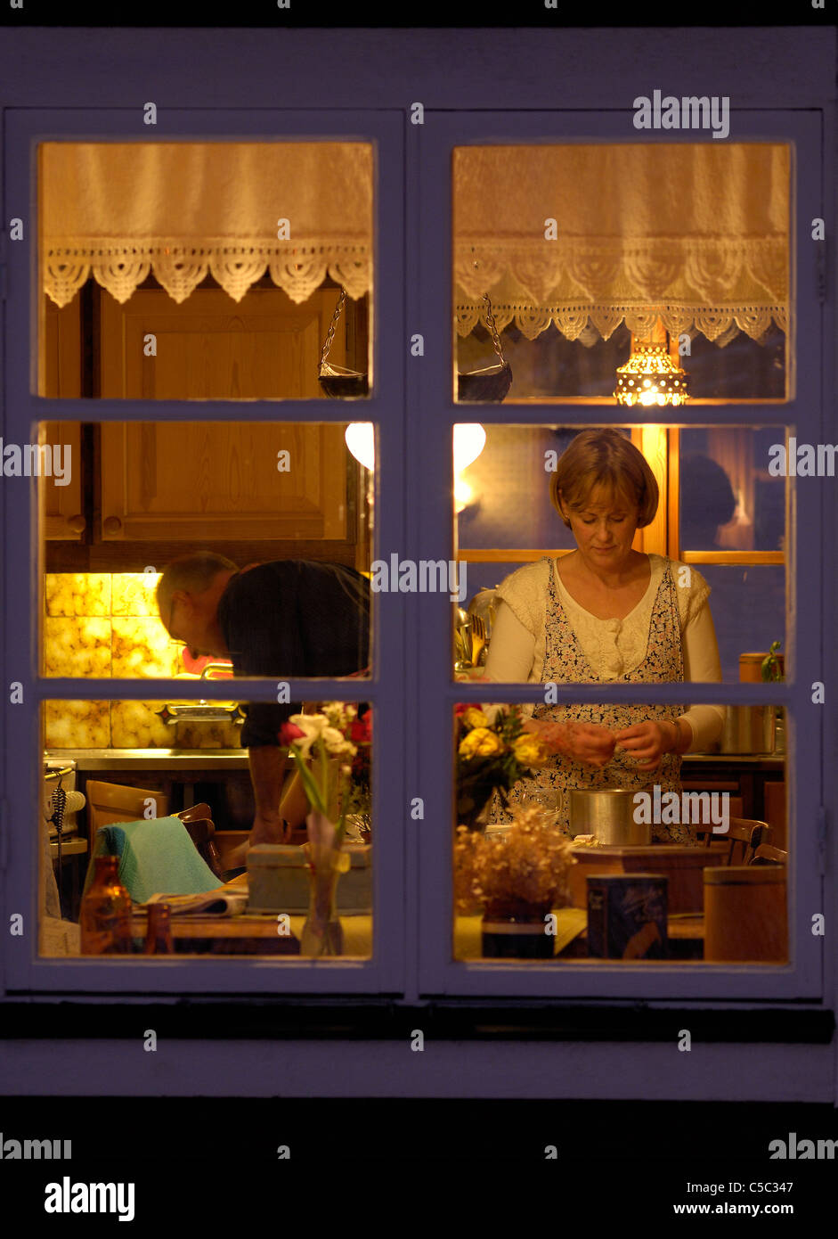 Kitchen view inside hi-res stock photography and images - Alamy