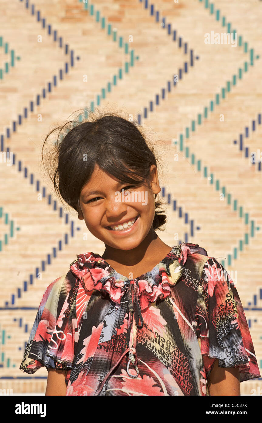 Uzbeki girl, Samarkand, Uzbekistan Stock Photo - Alamy