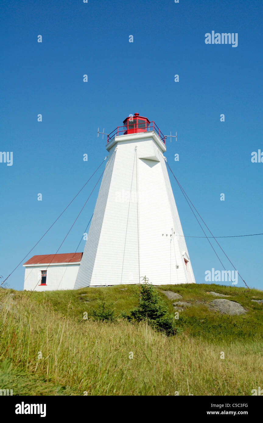 Swallowtail Lighthouse on Grand Manan Island, New Brunswick, Canada Stock Photo - Alamy