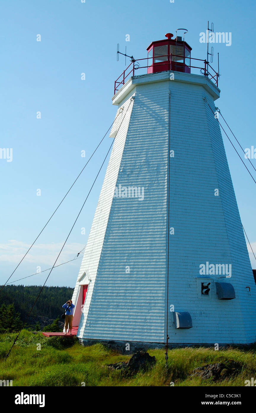 Swallowtail Lighthouse on Grand Manan Island, New Brunswick, Canada ...