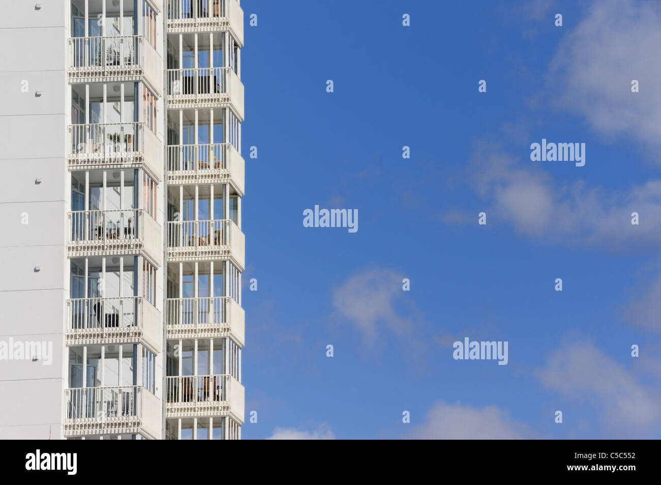 High rise building balconies hi-res stock photography and images - Alamy