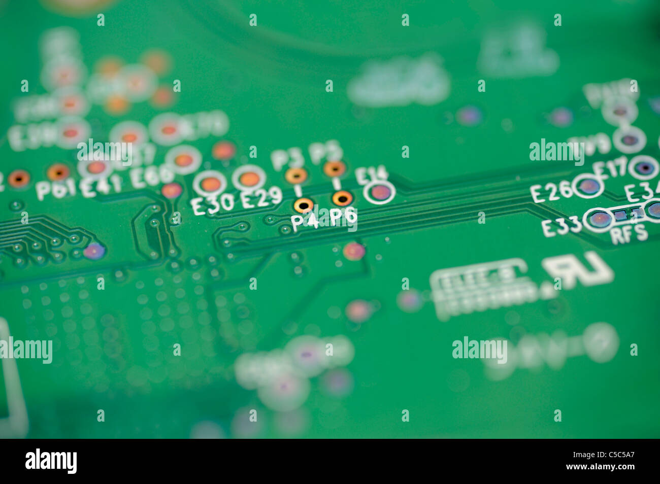 Computer circuit board letters hi-res stock photography and images - Alamy