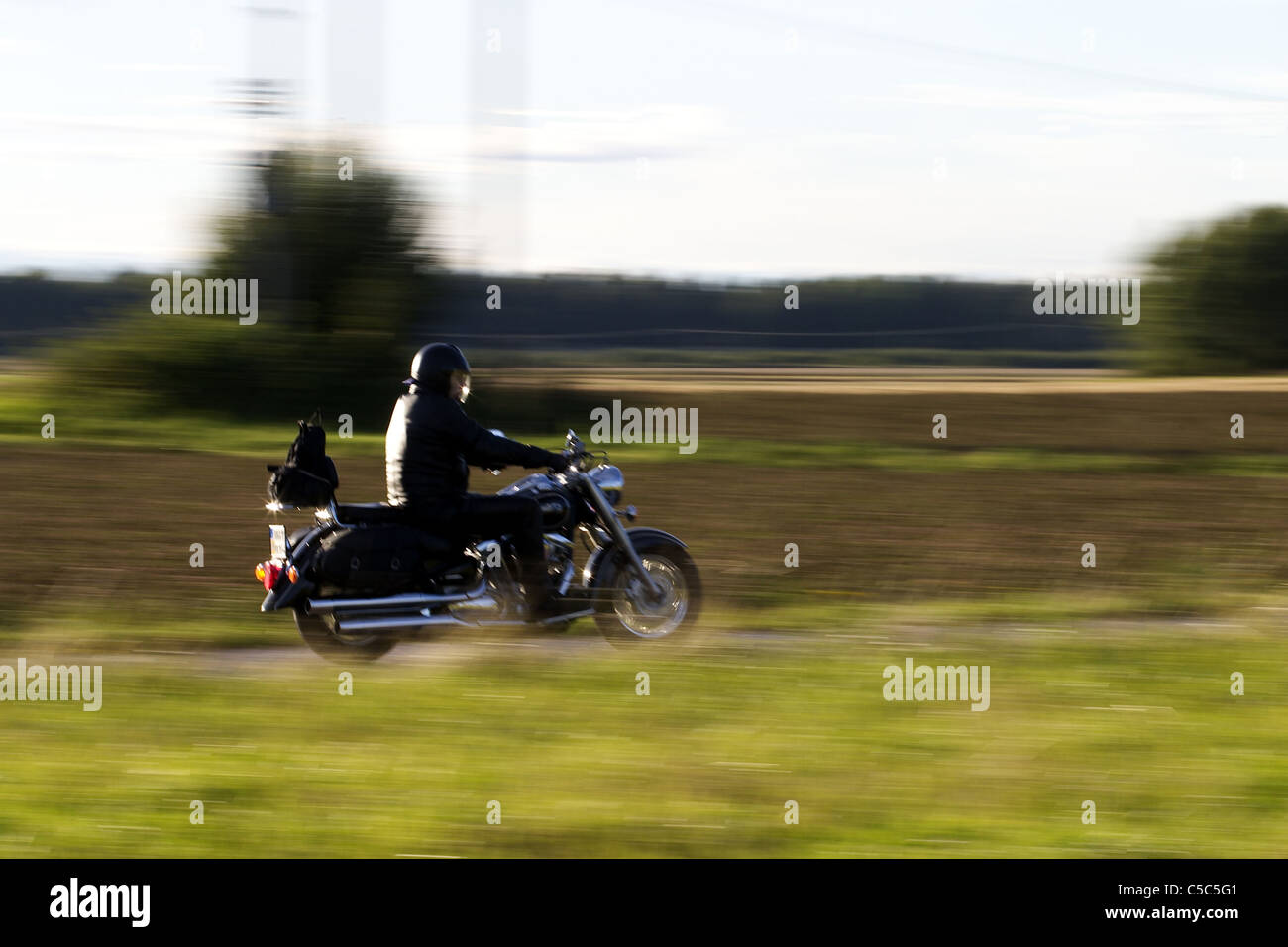 Motorcycle view of road hi-res stock photography and images - Alamy