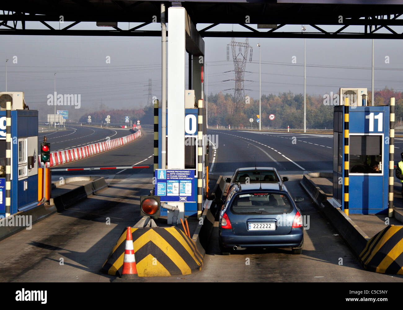 Toll booth and car hi-res stock photography and images - Alamy