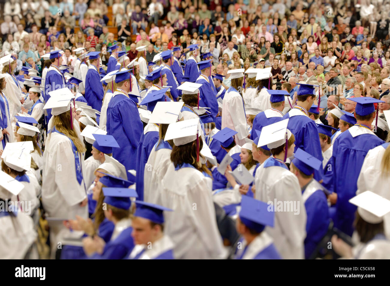 High school graduation Stock Photo - Alamy